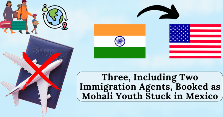 Three, Including Two Immigration Agents, Booked as Mohali Youth Stuck ...